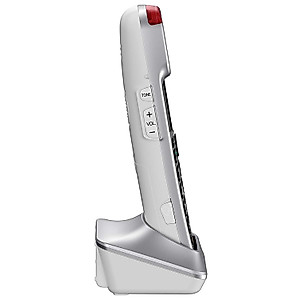 Panasonic New DECT 6.0 Cordless Phone Handset Accessory Talking Caller ID Compatible with KX-TGM450S Series Cordless Phone Systems - KX-TGMA45S (Silver)
