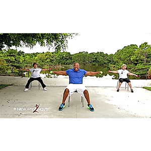 Easy to Follow Chair Exercise for Seniors- 4 DVDs + 30 Seated Senior Exercise Segments + Resistance Band. With 100s of workout combinations, This is The Last Senior Fitness DVD You Will Need to Buy!