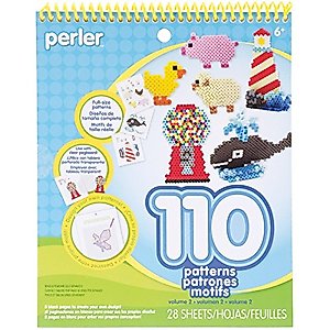 Perler Beads Patterns and Craft Idea Book, 28 pgs