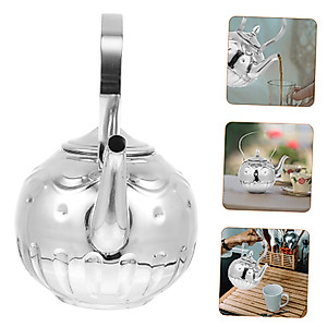 CIYODO 1pc Kettle Drip Coffee Maker Machines Filter Teapot Stainless Teapot Stovetop Teapot Espreso Machine Chinese Teapot Home Espresso Machine Steamed Rice Bucket Silver Stainless Steel