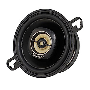 PIONEER TS-A879 A Series 3-1/2” 2-Way, 450 W Max Power, 25mm Tweeter – Coaxial Speaker (Pair) Black