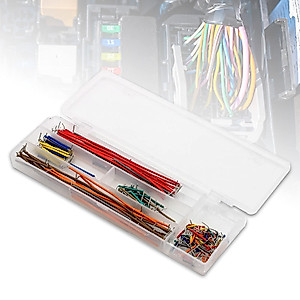 qiguch66 140Pcs Breadboard Jumper Cable Kit U Shape Solderless Wires 14 Lengths Jumper Wires for Circuits Connecting