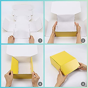 PHAREGE 12x9x4 inch Shipping Boxes 18 Pack, 6 Colors Cardboard Gift Boxes for Wrapping Giving Women Men Presents, Corrugated Mailer Boxes for Packaging Small Business