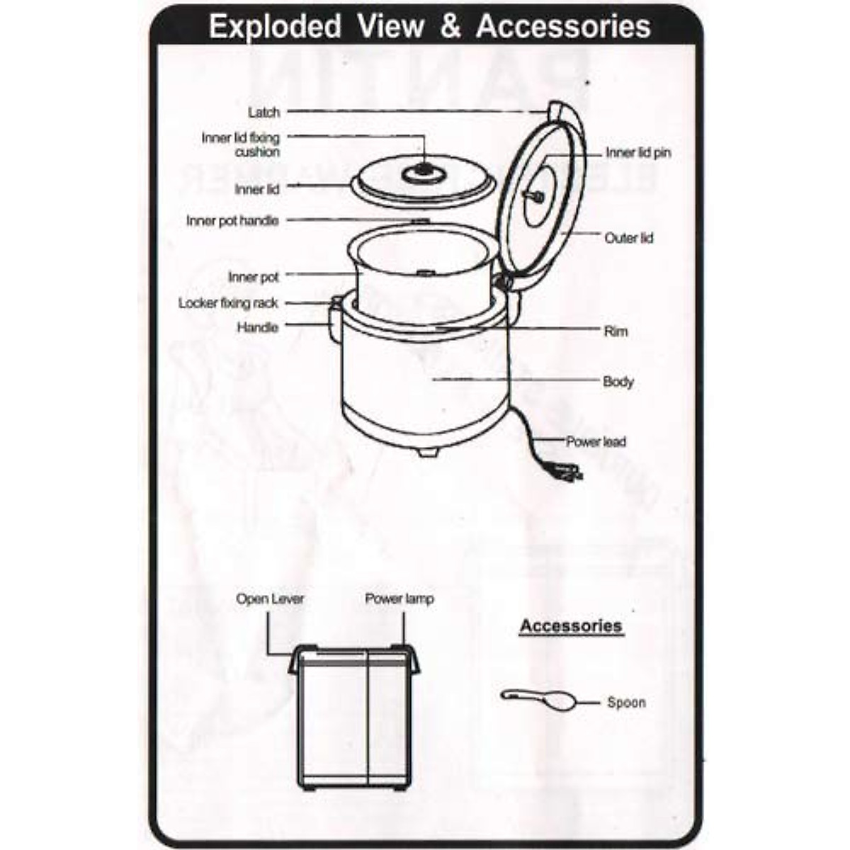 Pantin Commercial Electric Rice Warmer (Warm Function only, not a Cooker) - (For Measurement Purpose: 50 Cup Raw/100 Cup Cooked) 120V, 95W, NSF, ETL Listed