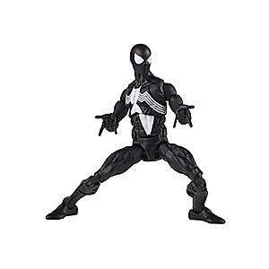 Spider-Man Marvel Legends Series 6-inch Symbiote Action Figure Toy, includes 4 Accessories: 4 Alternate Hands