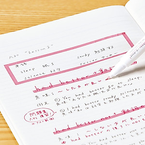 KOKUYO Mark+ Two Way Color Marker, 5-Pack(Pink, Blue, Green, Purple, and Yellow) PM-MT200-5S