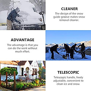 Hemoton Garden Shovel Garden Shovel Snow Shovel Sand Scoop Portable Folding Shovel Suitable for Cars Camping Gardens and Other Outdoor Activities Snow Removal Tool Multitools