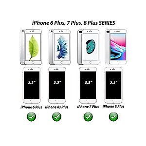 WallSkiN 2 Pack Replacement Belt Clip Holster for Apple iPhone 8 Plus, 7 Plus, 6S Plus, 6 Plus OtterBox Defender Series Case | Clip for Belt Holder (Case Not Included)