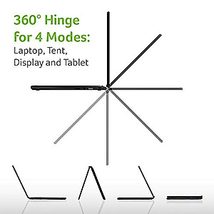 Acer Chromebook R 11 Convertible Laptop, Celeron N3060, 11.6" HD Touch, 4GB DDR3L, 32GB eMMC, C738T-C7KD