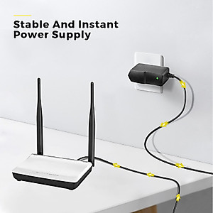 LeTaoXing AC DC 12V 800mA Power Supply Security Camera AC/DC Power Adapter 12V 0.8A 5.5mm x 2.1mm 9.6 Watt 12Volt