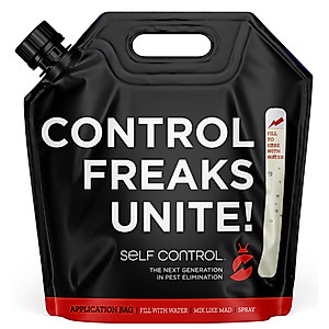Self Control, Professional Grade Do-It-Yourself Pest Control Kit, 3-Month Supply of Bug Spray Concentrate with Guaranteed Results, Eliminates Ants, Roaches, Fleas, Mosquitos, and Flies (.27 Ounce)
