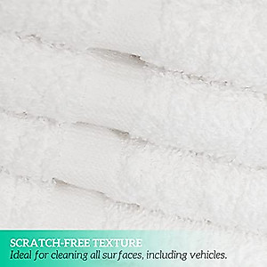 GREEN LIFESTYLE Washcloth 13x13 Scratch Free Texture Super Soft Highly Absorbent Ideal for Hotel, Restaurant, Bars, Automotive (Pack of 300)