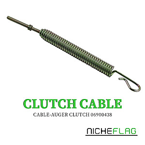 NICHEFLAG 2pack 06900438 Control Cable Replaces Ariens 06900438 Auger Cable, Ariens Part 06900438 Cable, Ariens Snow Blower Parts 06900438 for Ariens Classic 24 E Compact 20 Compact 24 Snow Blowers