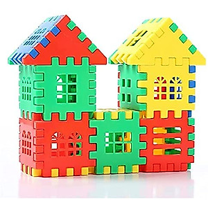 Building Blocks Construction and Connect Toy Sets, Educational Building Toys Building Sets, Develop Tactile Skills, Creativity, Sense of Color,for Preschool Toddlers Girls and Boys-1419