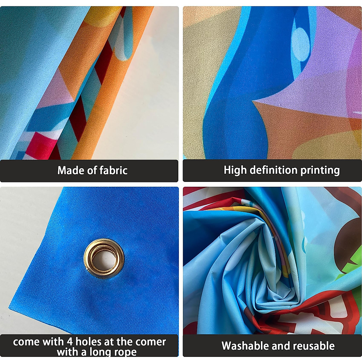 Christmas in July Party Decorations Large Photo Backdrop 38pcs latex balloons Mele Kalikimaka Christmas Summer Santa Banner for Outdoors Garden Party Supplies