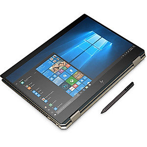 HP 2019 Spectre x360 15t Touch 4K IPS AMOLED GTX 1650 2-in-1 with 6 core 9th Gen Intel i7 9750H, 1TB SSD, 16GB, 3 Years McAfee Security Key,Windows 10 PRO Upgrade, Worldwide Warranty (Poseidon Blue)