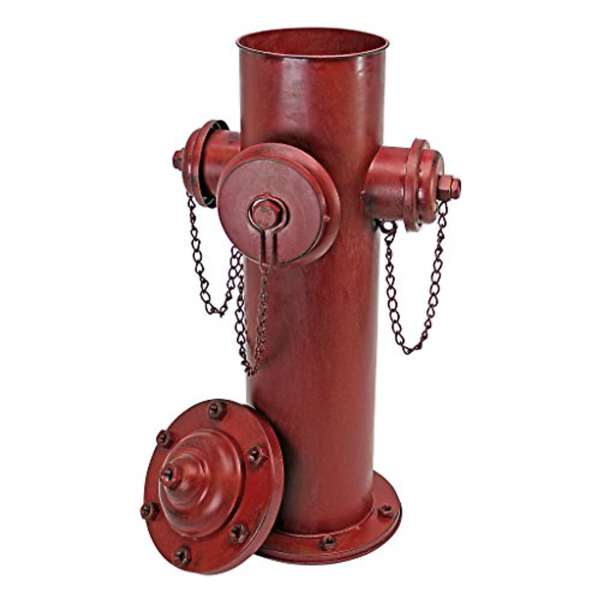 Design Toscano Vintage Metal Fire Hydrant Statue Large