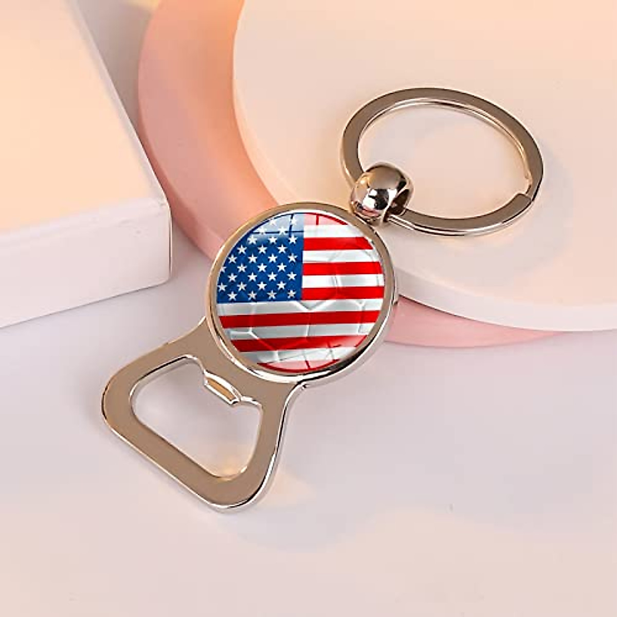 Mexican Flag Beer Bottle Opener KeyChain, Mexico Flag Keychain for Dad Papa Men Husband Birthday Gifts(Mexico)