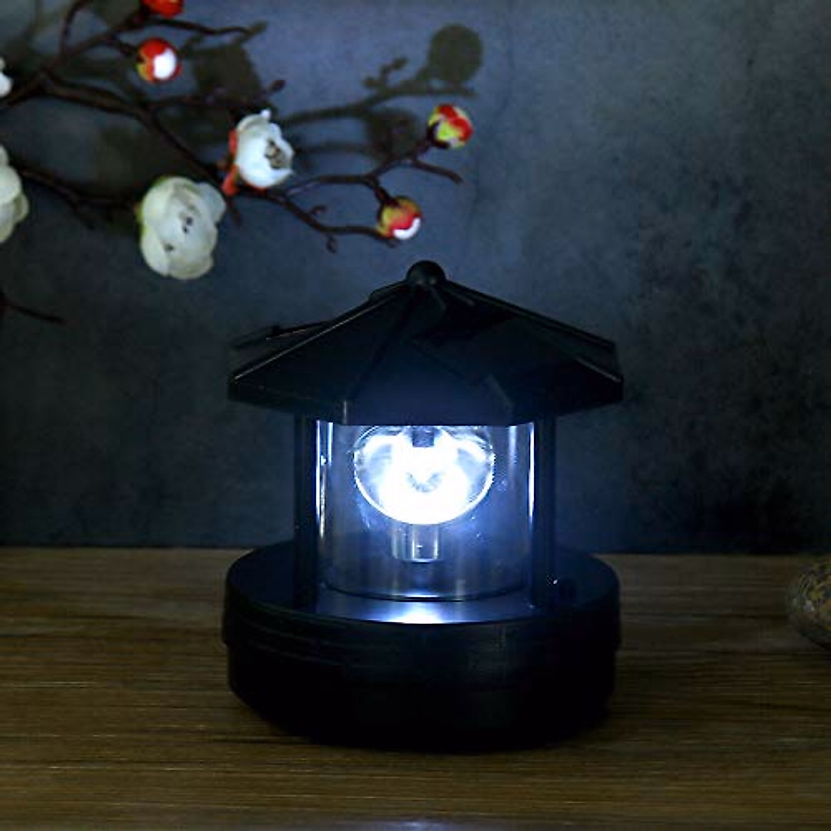 Smoke Towers Led Durable Garden Rotatable Outdoor Solar Light Decorative