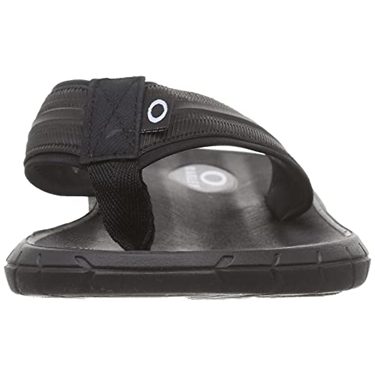 Oakley Men's Pier Ellipse Flip Flop, Blackout, 13