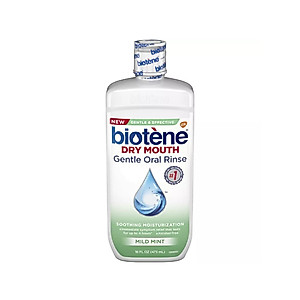 Biotene Moisturizing Oral Rinse, Mild Mint 16 Ounce (Packaging may vary)