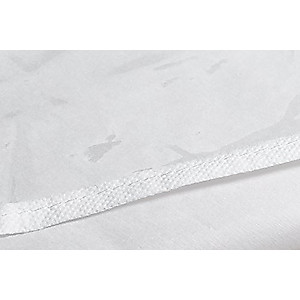 Clear Vinyl Shoulder Covers Closet Suit Protects Storage Home Decor Set of 12, 12"H x 22"W x 2"D