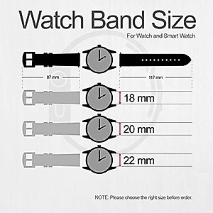 CA0075 Turtle Carapace Leather & Silicone Smart Watch Band Strap for Garmin Approach S40, Forerunner 245/245/645/645, Venu Vivoactive Vivomove Size (20mm)