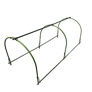 Takefuns 6Pack Plant Cover Support,Tall Garden Fabric Support Frame,Greenhouse Hoops,Plant Grow Tunnel,Garden Hoop for Garden Stakes -4ft Long Steel