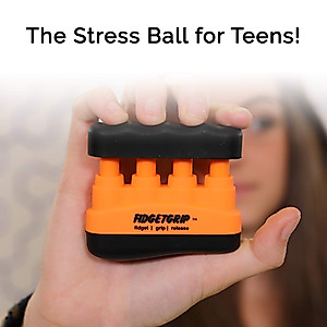 FidgetGrip - Stress Relief Device for Kids and Teens with Anger or Stress | Calm Your Child with Every Squeeze | Boosts Focus and Reduces Anxiety | Reliable, Squeeze Device for Effective Stress Relief