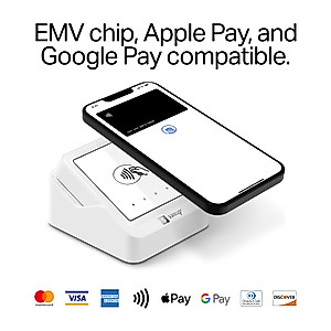 SumUp Solo Credit Card Payment Card Reader with Charging Station. Full Touch-Screen Interface with Free SIM Card and Mobile Data (SumUp Solo)