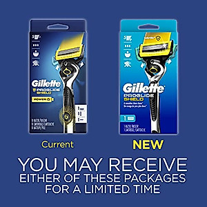 Gillette ProGlide Shield Men’s Razor Handle + 1 Blade Refill, Shields Against Skin Irritation (Packaging May Vary)