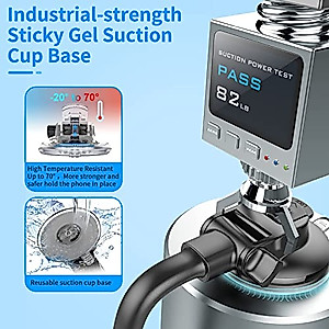 Magnetic Wireless Car Charger Mount, Auto-Alignment Dashboard Windshield Car Wireless Charger Holder Compatible with iPhone 13/12/Mini/Pro/Pro Max/MagSafe Case, 15W Fast Charging with QC3.0 Adapter