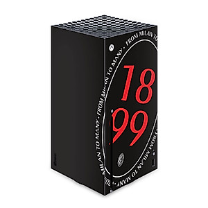 Head Case Designs Officially Licensed AC Milan 1899 Oversized Art Vinyl Sticker Gaming Skin Decal Cover Compatible with Xbox Series X Console