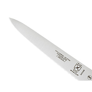 Mercer Culinary M23406 Millennia Black Handle, 6-Inch Wavy Edge, Utility Knife