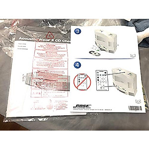 Bose Acoustic Wave Music System II and Acoustic Wave System II 5-CD Changer - Graphite Gray, Black (Renewed)