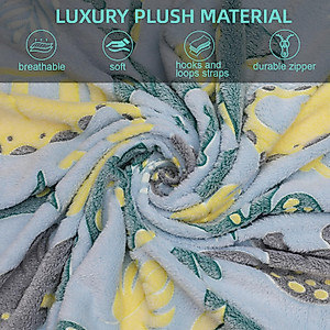 MeMoreCool Folding Sofa Bed Floor Mattress for Kids, Glow Tri Folding Mattress Kid Fold Up Sofa Futon Folding Chair Bed, Child Foldable Mattress Floor Bed Folding Couch Trifold Mattress for Playroom