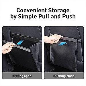Car Organizer Car Trunk Leather Back Seat Storage Bag Auto Cargo Storage Box Universal for Cars Luggage Travel Pocket