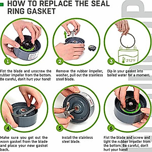 Gasket Rubber Seal Ring Accessories for Nutribullet Replacement Parts Gasket Blender 900 Series 600W and 900W