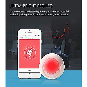 CYBERNOVA Smart Wireless 2.4GHz WiFi PIR Motion Detection Sensor