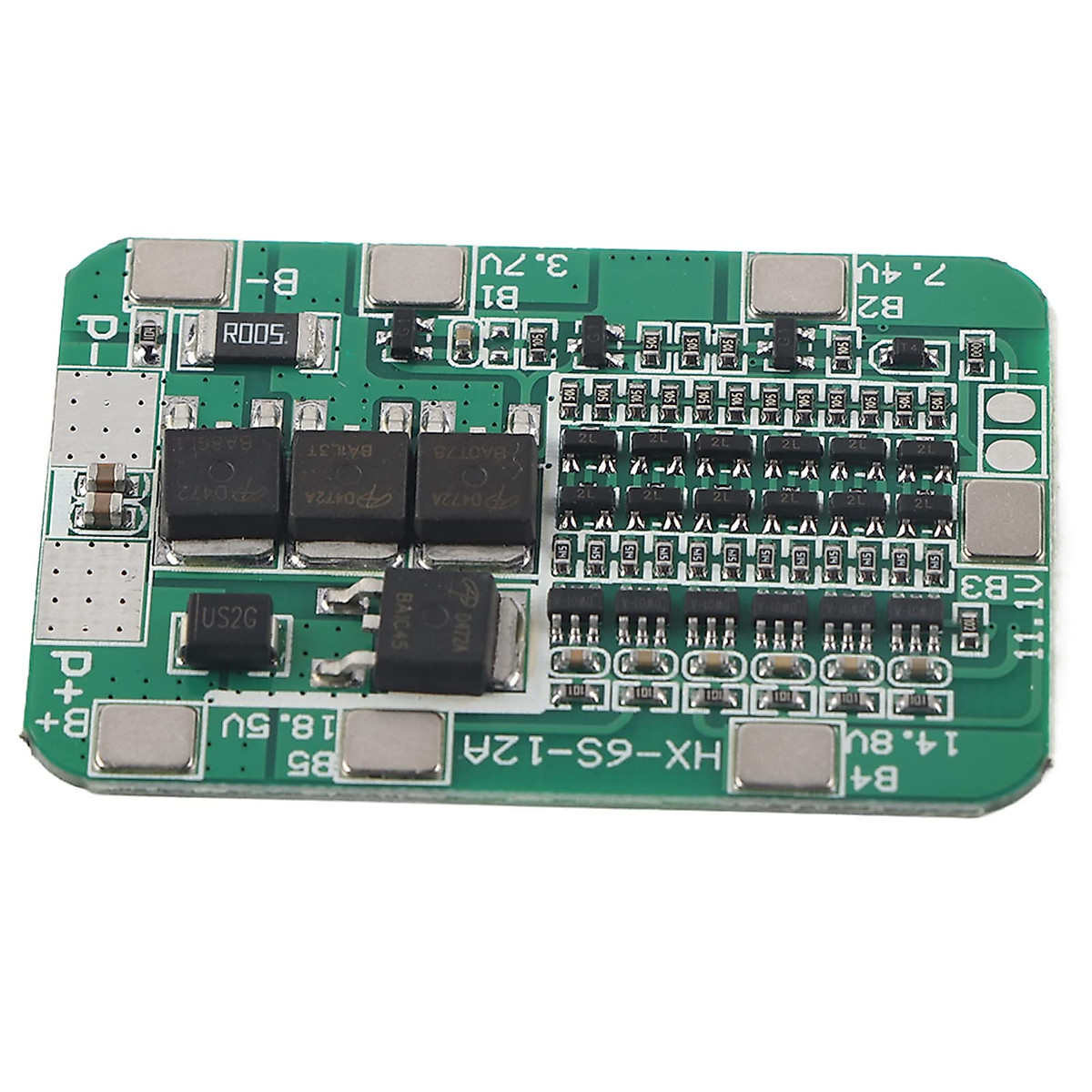 BMS 6S 15A 22V 24V Protection Board Lithium Battery Charger PCB Protection Board Overcharge/Overdischarge/Overcurrent/Short Circuit Protect for Li-ion Cell