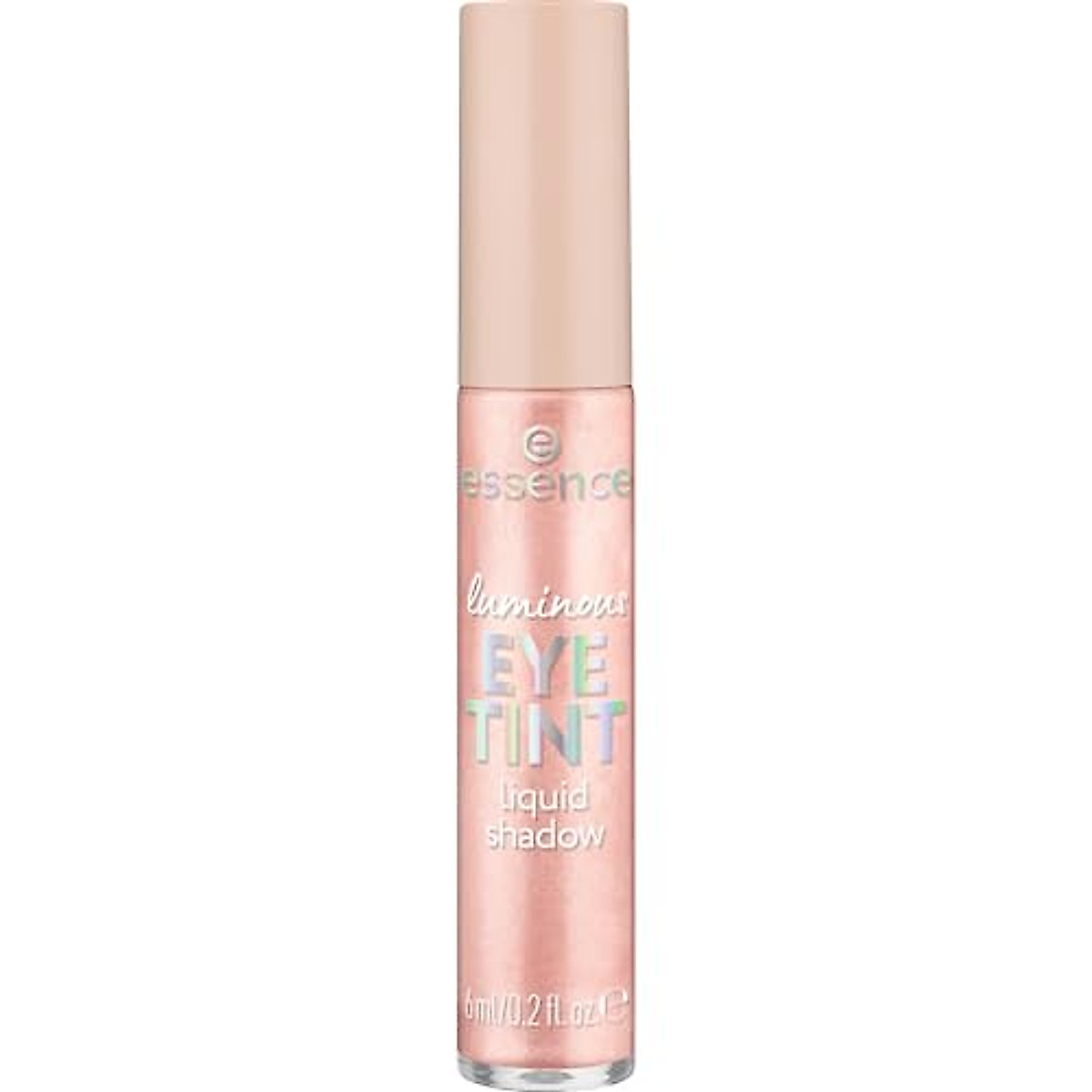 essence | Luminous Eye Tint Liquid Shadow | Dries Like a Powder with a Shimmery, Smudge-proof Finish | Vegan & Cruelty Free (01 Dazzling Rose)