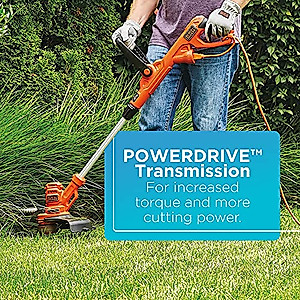 BLACK+DECKER String Trimmer with Auto Feed, Electric, 6.5-Amp, 14-Inch (BESTA510)