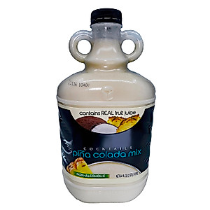 Non-Alcoholic 64 oz. Cocktail Combo Pack | by Dasher's Spice & Beans | 1 bottle of Each | (Stawberry Daiquiri & Pina Colada Mix)