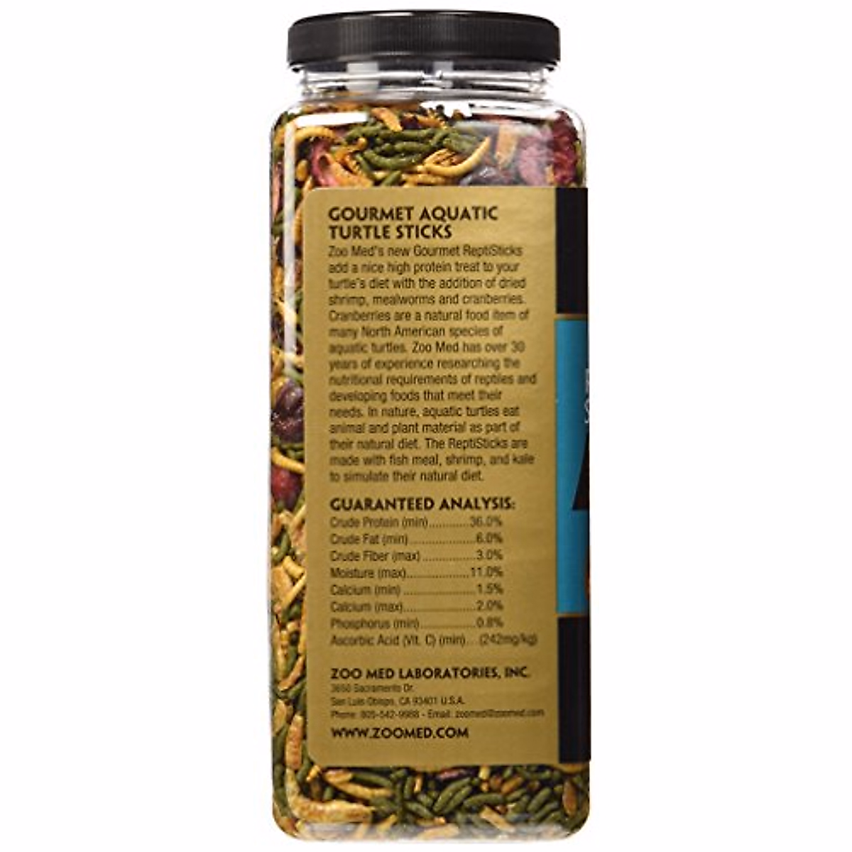 Zoo Med Gourmet Reptisticks For Aquatic Turtles, 8.5 oz