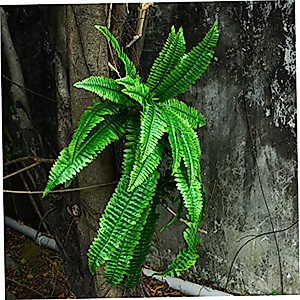 AIJUZIJIE Imitation Plants Faux Plant Artificial Boston Fern Artificial Fern Leaves Fake Grass Leaves Plant Greenery Artificial Ferns for Outdoors Home Indoor Decor