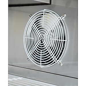 Empura 47" Refrigerated Prep Table with One-Solid Door Pizza Preparation Fridge with (6) 1/3" Food Pan and 18" Cutting Board for Pizzeria Restaurant 47.4" W x 32.3" D x 41.7" H, Stainless Steel, 115v