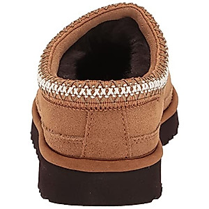 UGG Men's Tasman Logo Slipper, Chestnut/Espresso, 11