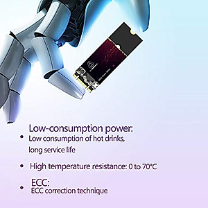 KingShark SSD M.2 2260 500GB Internal Solid State Drive High-Performance Hard Drive for Desktop Laptop SATA III 6Gb/s (500GB, 2260)