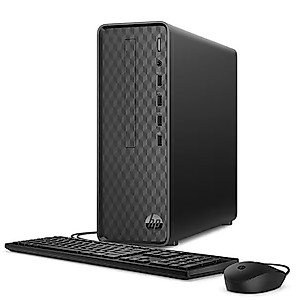 HP 13th Generation Newest Slim Desktop, 13th Gen Intel Core i5-13400, 32GB RAM, 1TB PCIe SSD, VGA, HDMI, Wi-Fi, Wired KB & Mouse, Windows 11 Home, Black