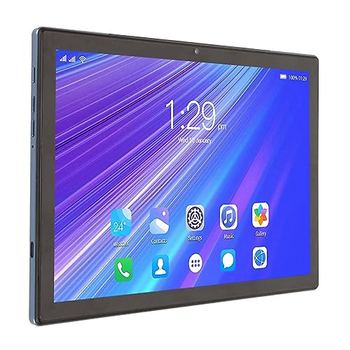 HEEPDD Tablet PC, 10 Inch Tablet Dual Cameras 2.4G 5G Octa Core Processor Dual Band 6GB 128GB for Office (US Plug)